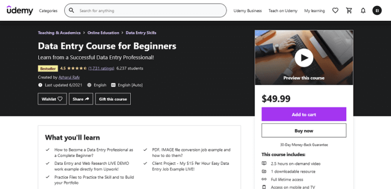 11 Best Free Online Data Entry Courses & Certificates in 2024 - Skill ...