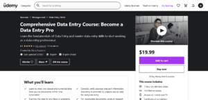 11 Best Free Online Data Entry Courses & Certificates in 2024 - Skill ...